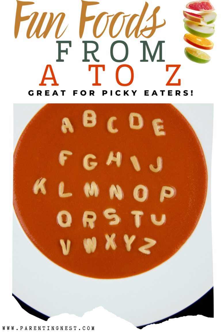 Fun Foods from A to Z | Alphabet Food List - Parenting Nest